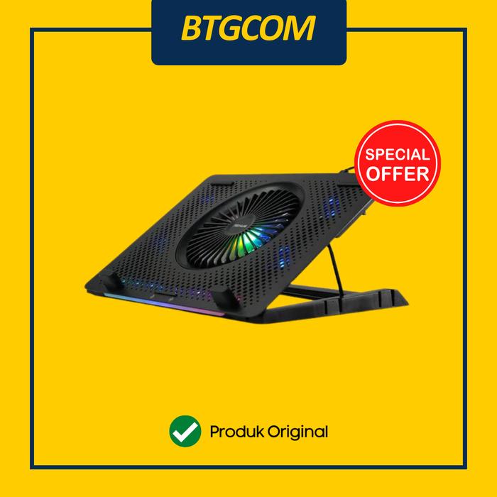 Jual COOLINGPAD REXUS BREEZE B150 5 FAN LED RGB LAPTOP GAMING COOLING ...
