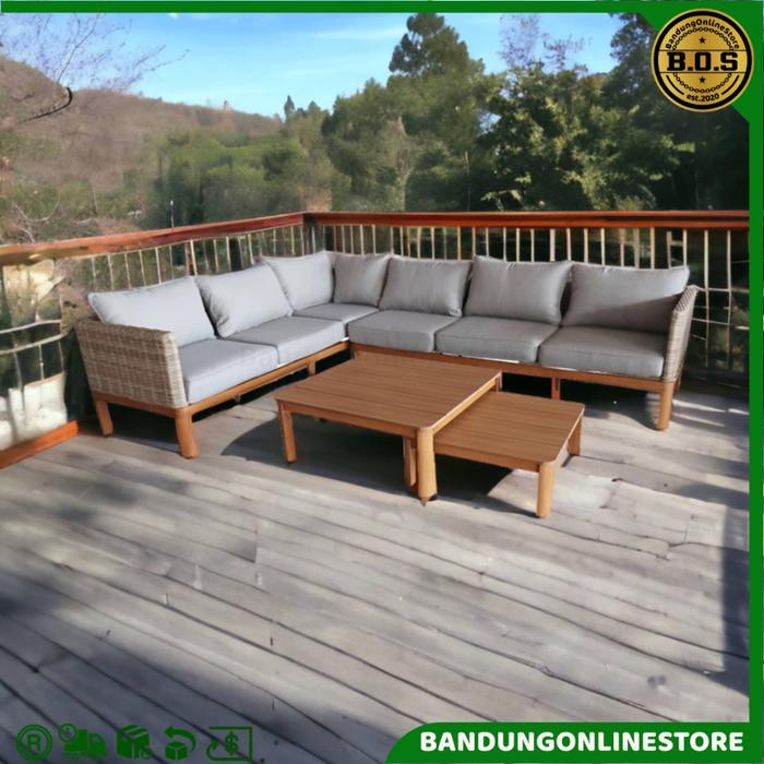 Jual Set Sofa Teras Outdoor Soleil Havana Set Kursi Dan Meja Teras ...