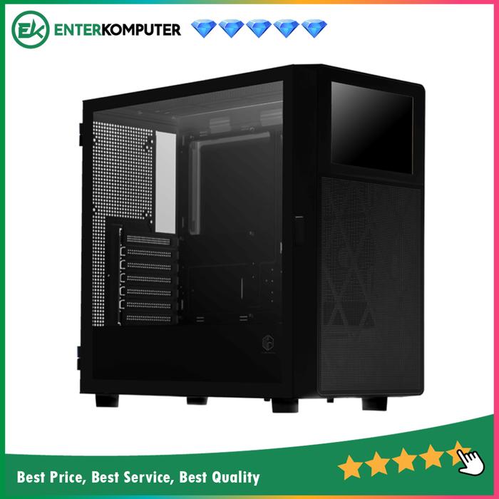 Promo Casing CUBE GAMING CINEMA BLACK - ATX Gaming Case - Mesh Front ...