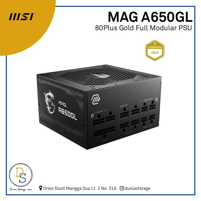 Promo MSI MAG A650GL PSU 650W 80+ Gold Full Modular Cicil 0% 3x ...