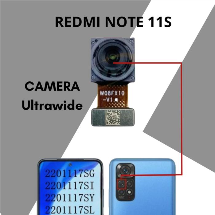Jual CAMERA KAMERA MODUL BELAKANG UltraWide REDMI NOTE 11S ORI COPOTAN NORMAL - Jakarta Utara ...