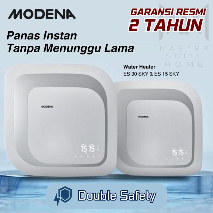 Jual MODENA Wi-Fi Water Heater Elektrik 30 Liter | ES 30 SKY - Jakarta ...