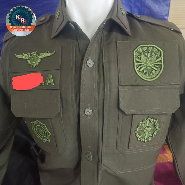 Jual SERAGAM BAJU BIN HITAM.HIJAU.LORENG - hijau dan hitam - Jakarta ...