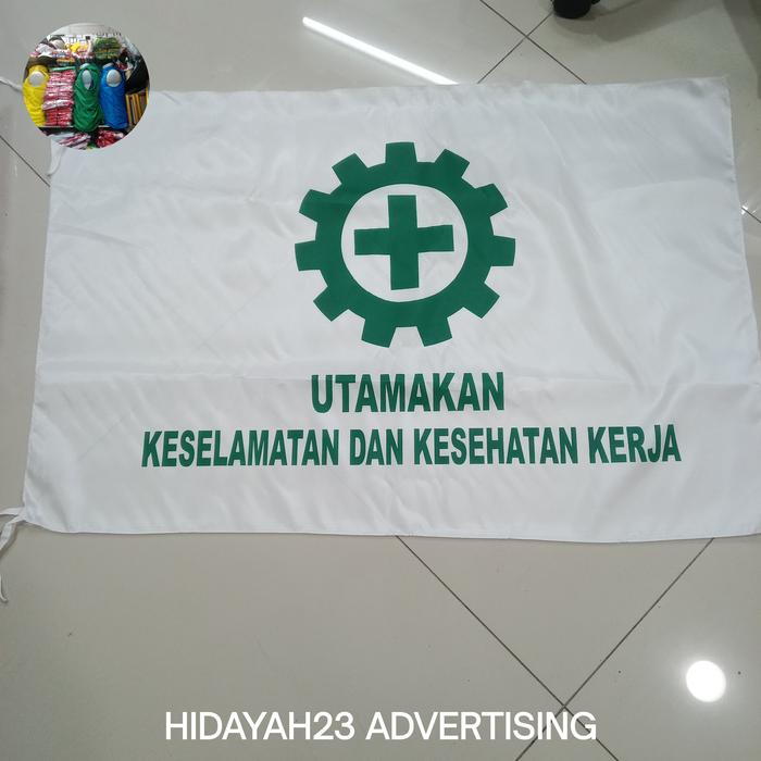 Jual bendera k3 bendera keselamatan kerja bendera safety 60 x 90 veles ...