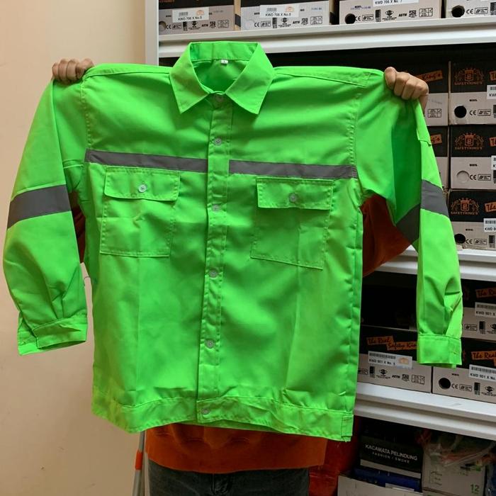 Jual Wearpack Safety Atasan Lengan Panjang Baju Proyek Seragam Kerja ...
