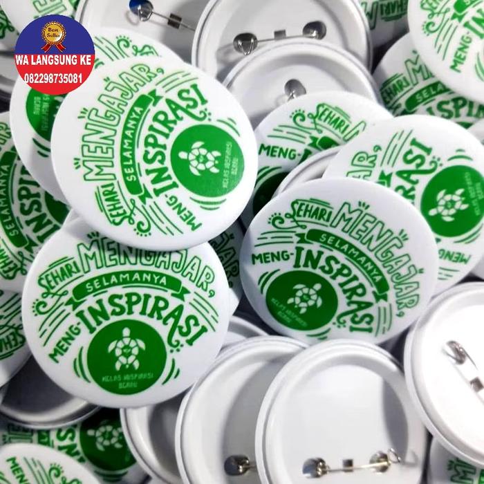 Jual pin peniti pin custom pin promosi/Cetak Pin Peniti Bulat Custom ...