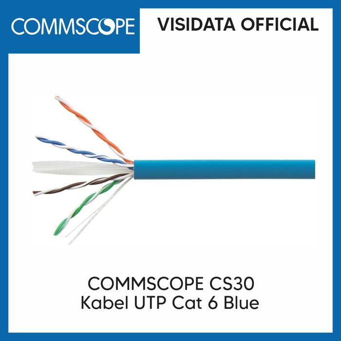 Jual Kabel UTP DATA LAN Cat 6 Commscope Amp Original 100 Meter - Kota ...