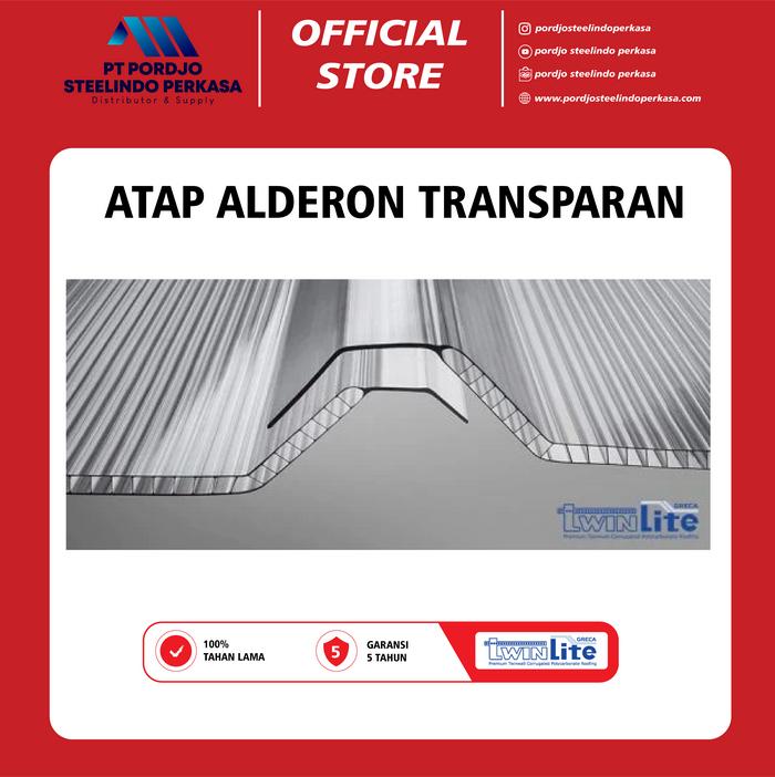 Jual ATAP ALDERON 830 TRANSPARAN/TWINLITE GRECA CLEAR / ALDERON 830 ...