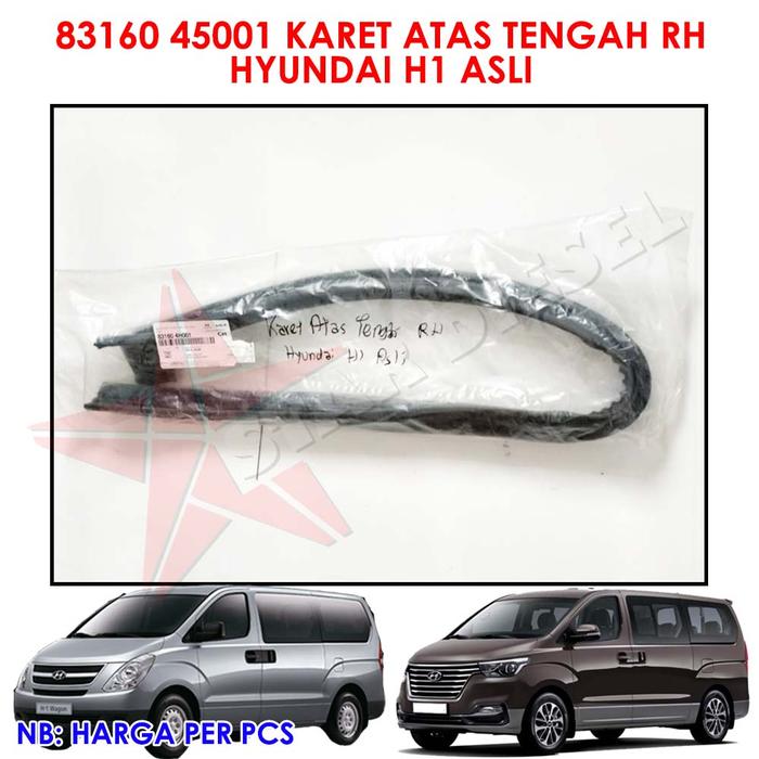 Jual WEATHER STRIP UPPER GRAND STAREX 83160-4H000 RUBBER STRIP RIGHT ...