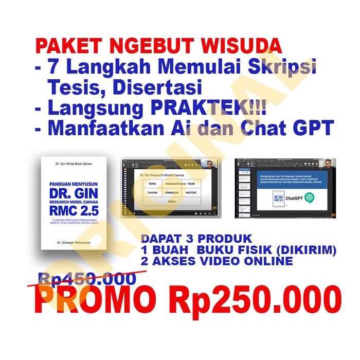 Jual Buku + Video RMC 2.5 & Video Chat GPT - Kab. Sukoharjo - Dr Ginanjar | Tokopedia