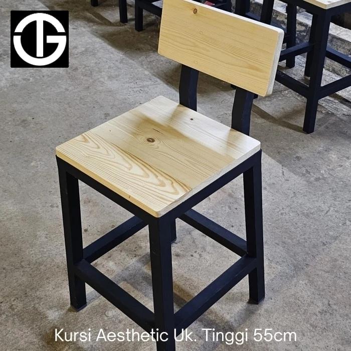 Jual Kursi Aesthetic Cozy Vintage cocok untuk Meja Makan, Mini Bar ...