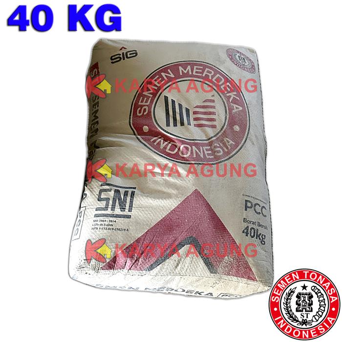 Jual Semen MERDEKA Tonasa 40 KG PCC Portland Composite Cement / Semen ...