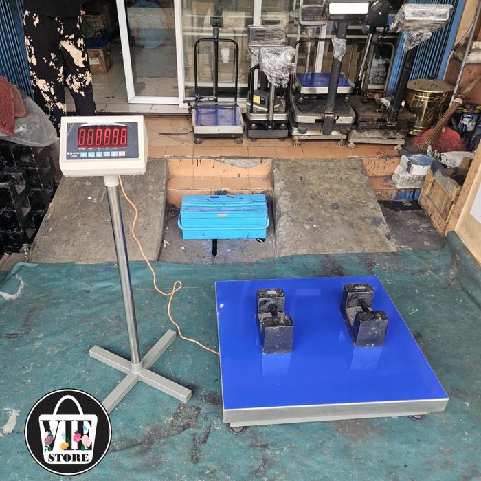 Jual timbangan lantai digital Sonic a28e display depan belakang ukuran size plat form 70cm x ...