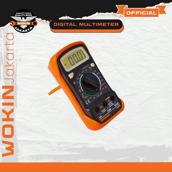 Jual Alat Pengukur Arus Listrik Wokin | Digital Multimeter Wokin ...