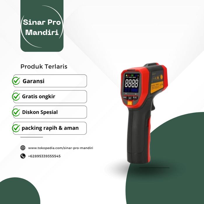 Jual UNI-T UT302D+ Infrared Thermometer IR Termometer UNIT Termogun UT ...