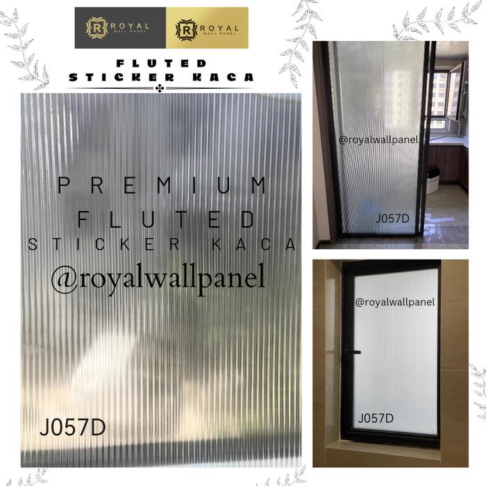 Jual STICKER KACA MORU ROYAL REEDED atau FLUTED PREMIUM - J057D ...