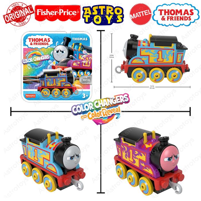 Promo Mattel Fisher Price Thomas and Friends Thomas Color Changer Push ...