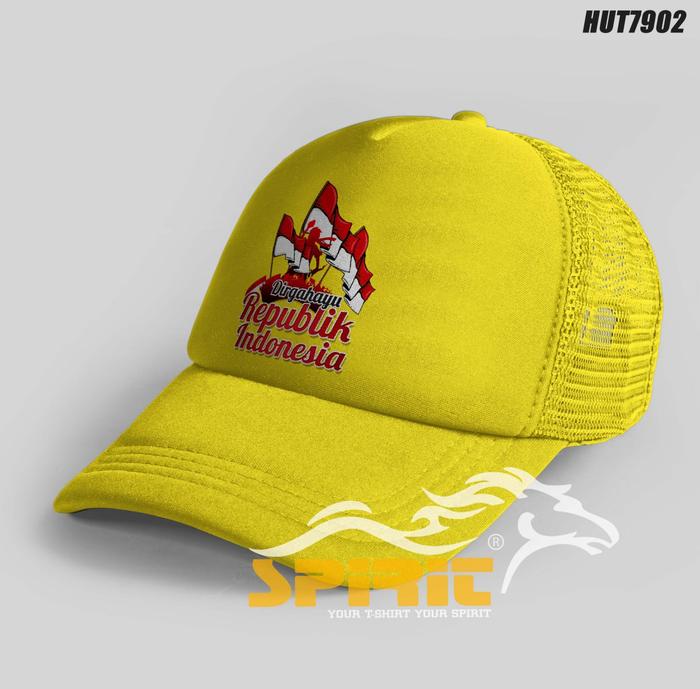 Jual topi merah putih 17 agustusan hut ri kemerdekan indonesia - Kuning ...