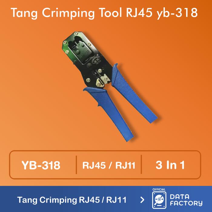 Jual Tang Krimping Tools RJ 45 / RJ 11 3in1 Crimping Tool Kabel Lan ...