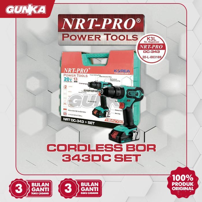 Promo Cordless Impact Drill 20V +Acc Set (13 mm 2B1C) NRT-Pro 343+SetDC ...