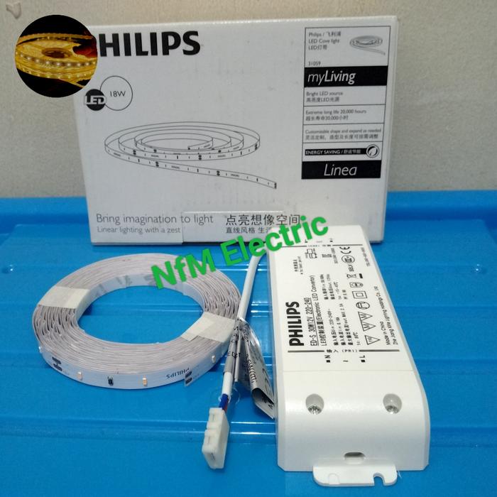 Jual Philips 31059 LED Strip 18W Indoor/ Strip Light Philips 31059 18W ...