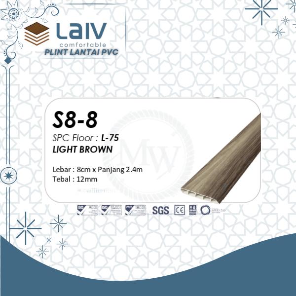 Jual PLINT LANTAI PVC LIST PLANK PVC LIST LANTAI SKIRTING LIST DINDING ...