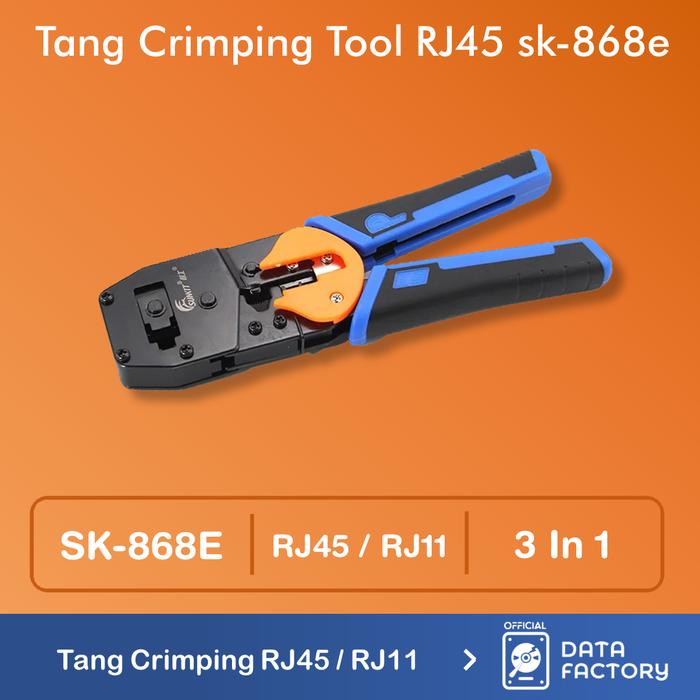 Jual Tang Krimping Tools RJ 45 / RJ 11 3in1 Crimping Tool Kabel Lan ...
