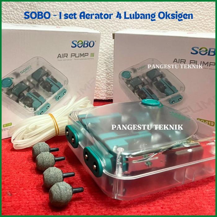 Jual 1 SATU Set Aerator 4 Lubang Oksigen Hemat Energi Setting Power ...