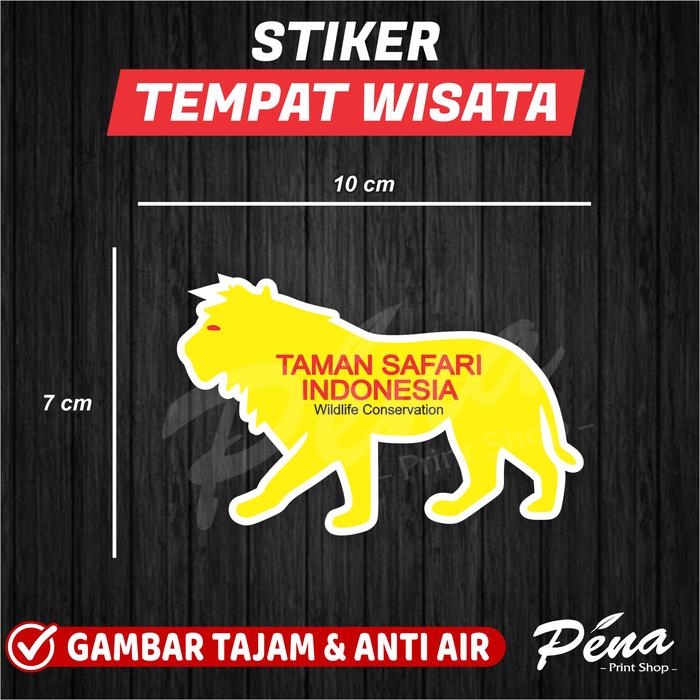 Jual Sticker Stiker Taman Safari / Jakarta Aquarium TMII / Stiker ...