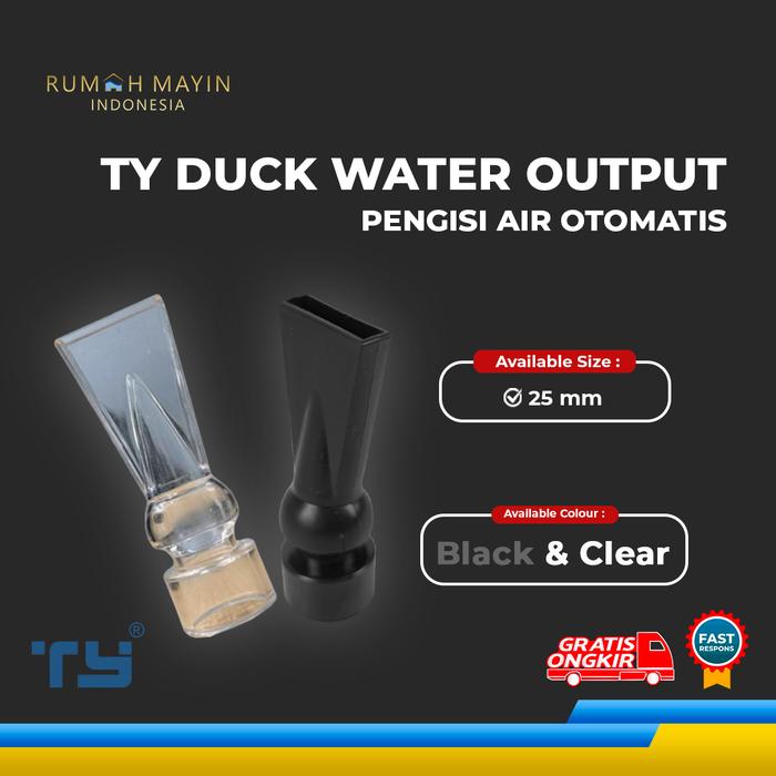Jual TY Duck Water Output (Clear Color) Pipa Pipe /Pipa Duckbill U ...