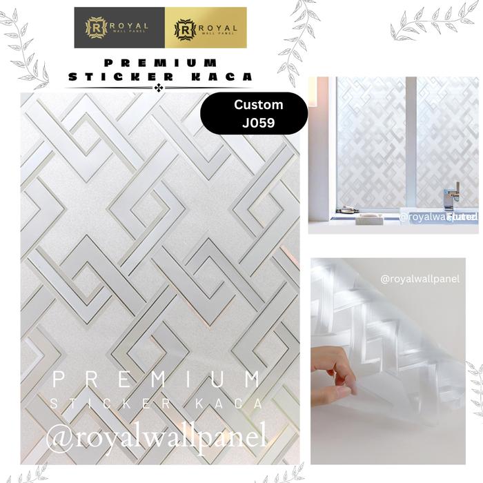 Jual STICKER KACA MORU ROYAL REEDED atau FLUTED PREMIUM - J059 ...