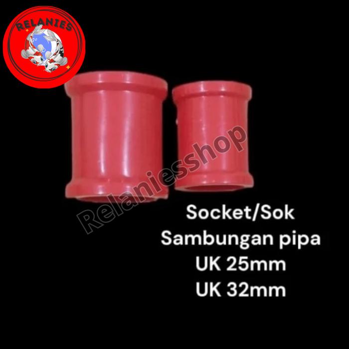 Jual socket pipa pipe U-Pvc sambungan paralon fiting pipa - 32mm - Kab. Bekasi - Relaniesshop ...