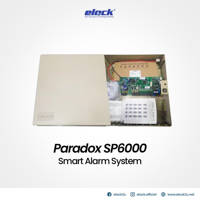 Jual ELOCK | Paradox SPECTRA SP6000 Alarm System with LED Keypad K10H ...