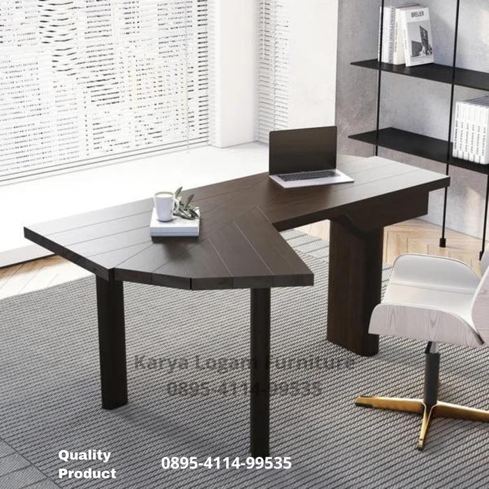 Jual Meja Kerja Kantor Modern Minimalis - Desk Office 020 Karya Logam ...