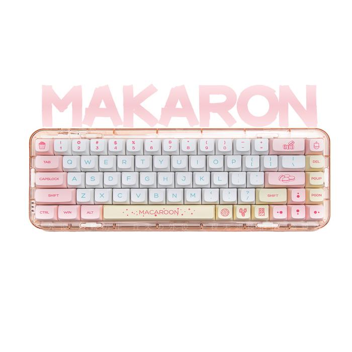 Promo ZIFRIEND Macaron Theme 148 Keys PBT Keycaps MOA Height Keycaps Mechanical Keyboard Keycap ...