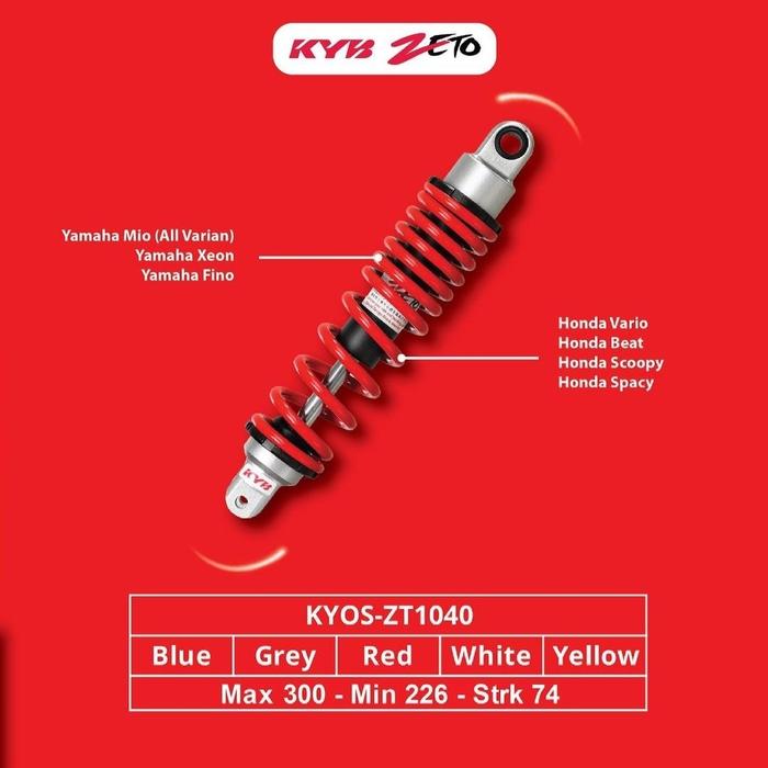 Jual SHOCK BREAKER KAYABA ZETO ZT1040 MOTOR YAMAHA MIO XEON FINO - Jakarta Barat - IMS TIRE SHOP ...