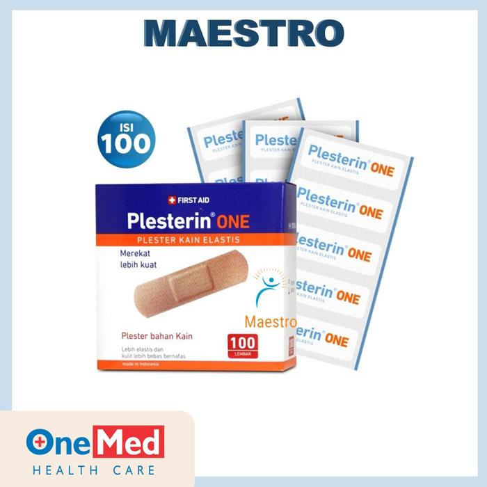 Jual Hansaplast Plester Kain Elastis Lentur Isi 100 Plester Luka ...