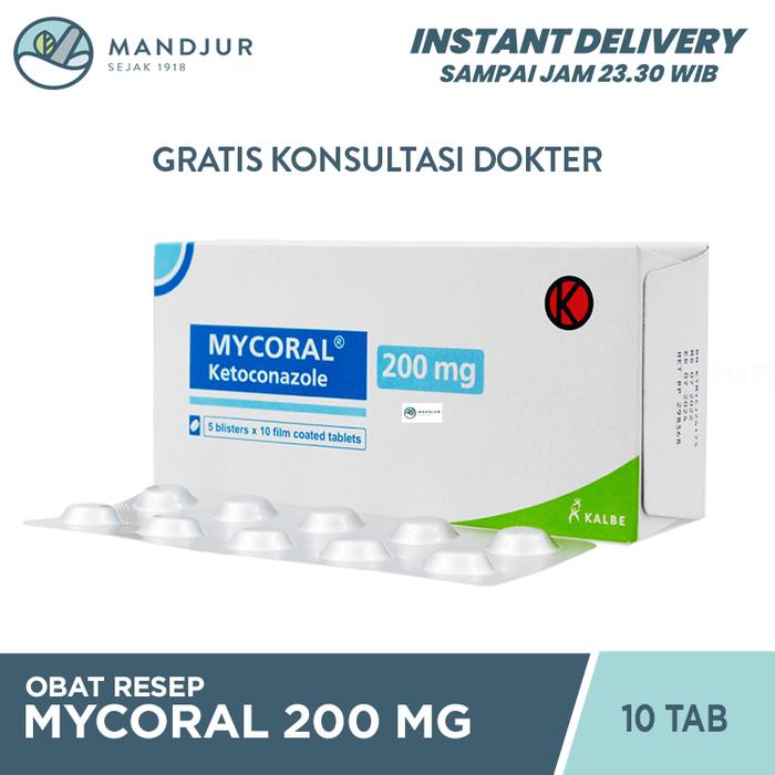 Jual Mycoral 200 mg 10 Tablet / Obat Antijamur - Jakarta Pusat - Apotek ...