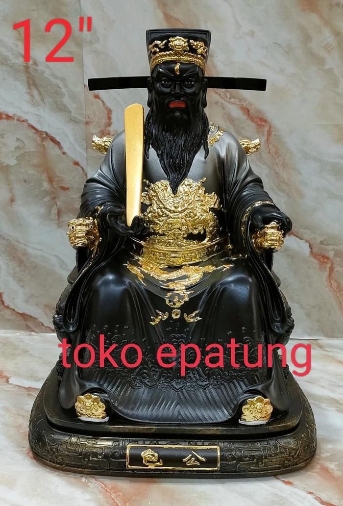 Jual patung dewa bao kong / pao kong / pau kong / hakim bao- 12 inch ...