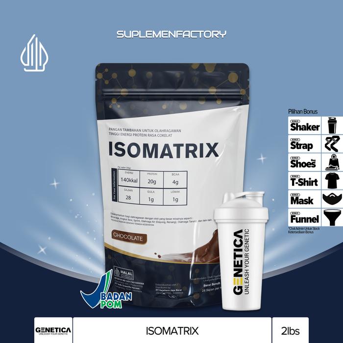 Promo Genetica Isomatrix 2 Lbs Protein Isolate Matrix - Jakarta Utara - suplemenfactory | Tokopedia