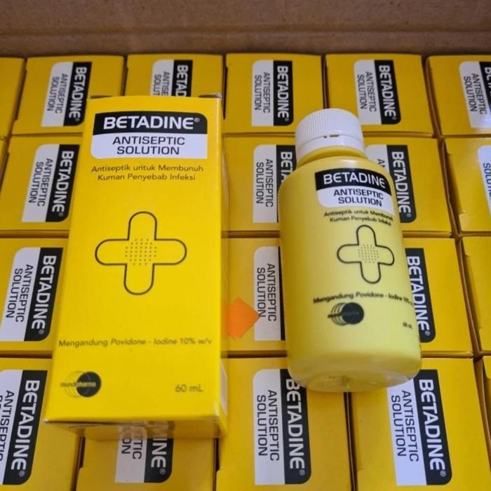 Jual Betadine Antiseptik Solution 60ml / Betadin Untuk Antiseptik Luka ...