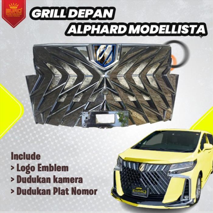 Jual Gril grill grile Toyota Alphard vellfire modelista 2021 2022 ...