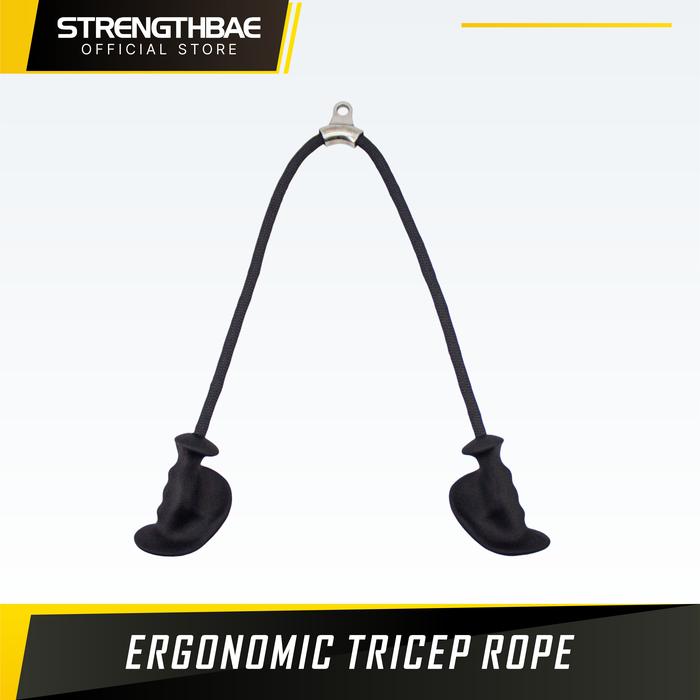 Jual Ergonomic Tricep Rope STRENGTHBAE Tali Triceps Trisep Pulldown Bar ...