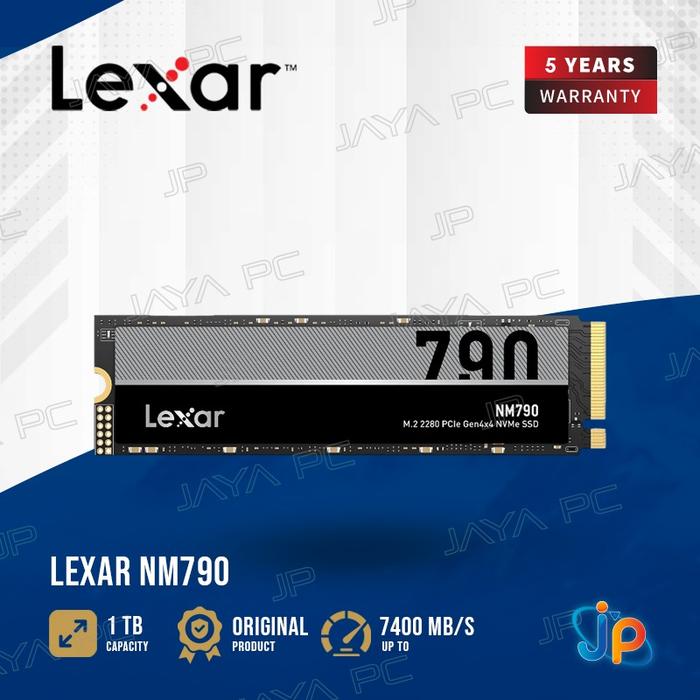 Promo Lexar SSD NM790 M.2 Pcie Gen4 Nvme 2280 1TB - NM 790 M2 1 TB ...
