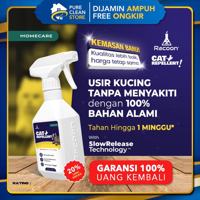 Jual Anti Kucing Racoon Cairan Semprotan Spray Pengusir Kucing Liar Cat ...