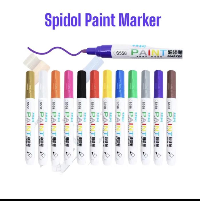 Jual Spidol Maker Permanent - Spidol Serbaguna - Warna Warni - Kota ...
