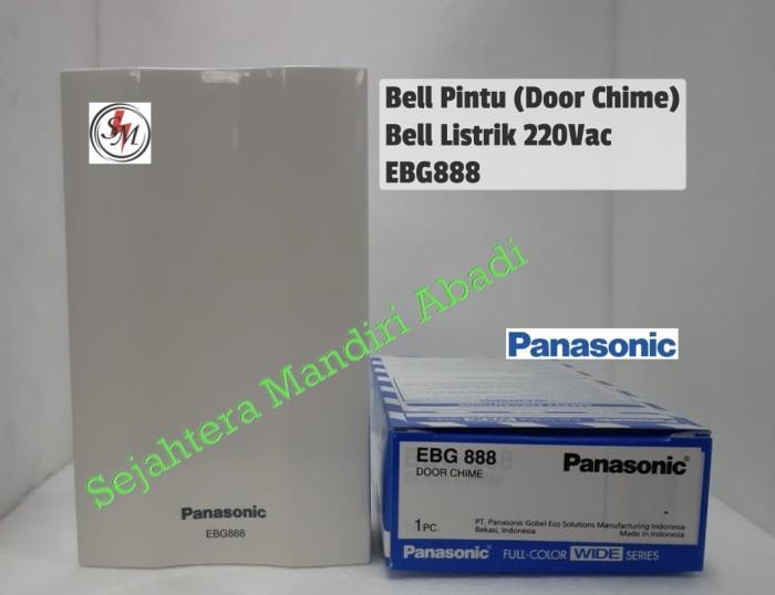 Jual ORIGINAL Bell Pintu Panasonic EBG888 Putih White Bell Listrik 220V ...