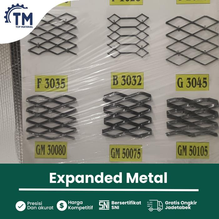 Jual Expanded Metal Type F 3035 Size 4 x 8 ft / 1200 x 2400 / 120 cm x ...