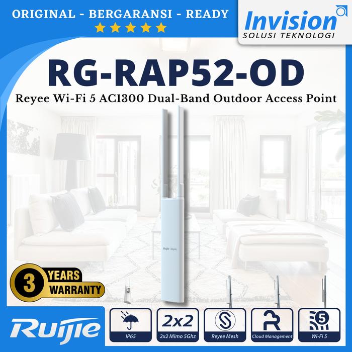 Jual Ruijie RG-RAP52-OD Reyee Wi-Fi 5 AC1300 Dual-Band Outdoor Access Point - Kota Semarang ...