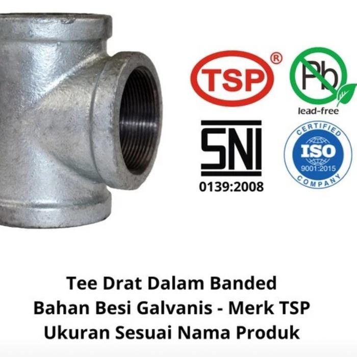 Jual TEE GALVANIS DRAT TSP 1/2 INCH - Jakarta Pusat - TOKO SUKSES ...